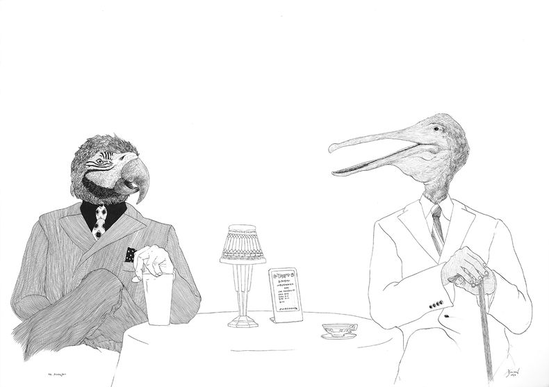 De costumbre animales, muestra de dibujos de Pedro Dalton en el Centro ...