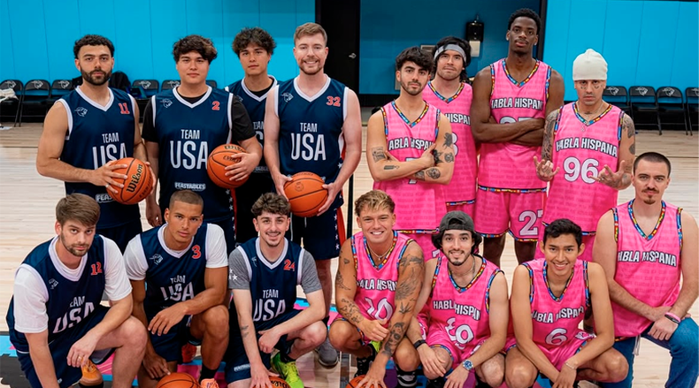Vigevani vs. MrBeast, el partido de básquetbol del uruguayo que revolucionó las redes sociales