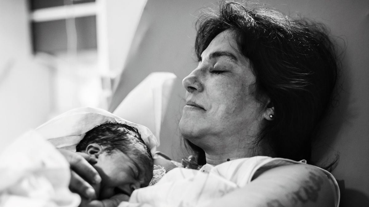 Puérpera, el trabajo de parto retratado en fotos