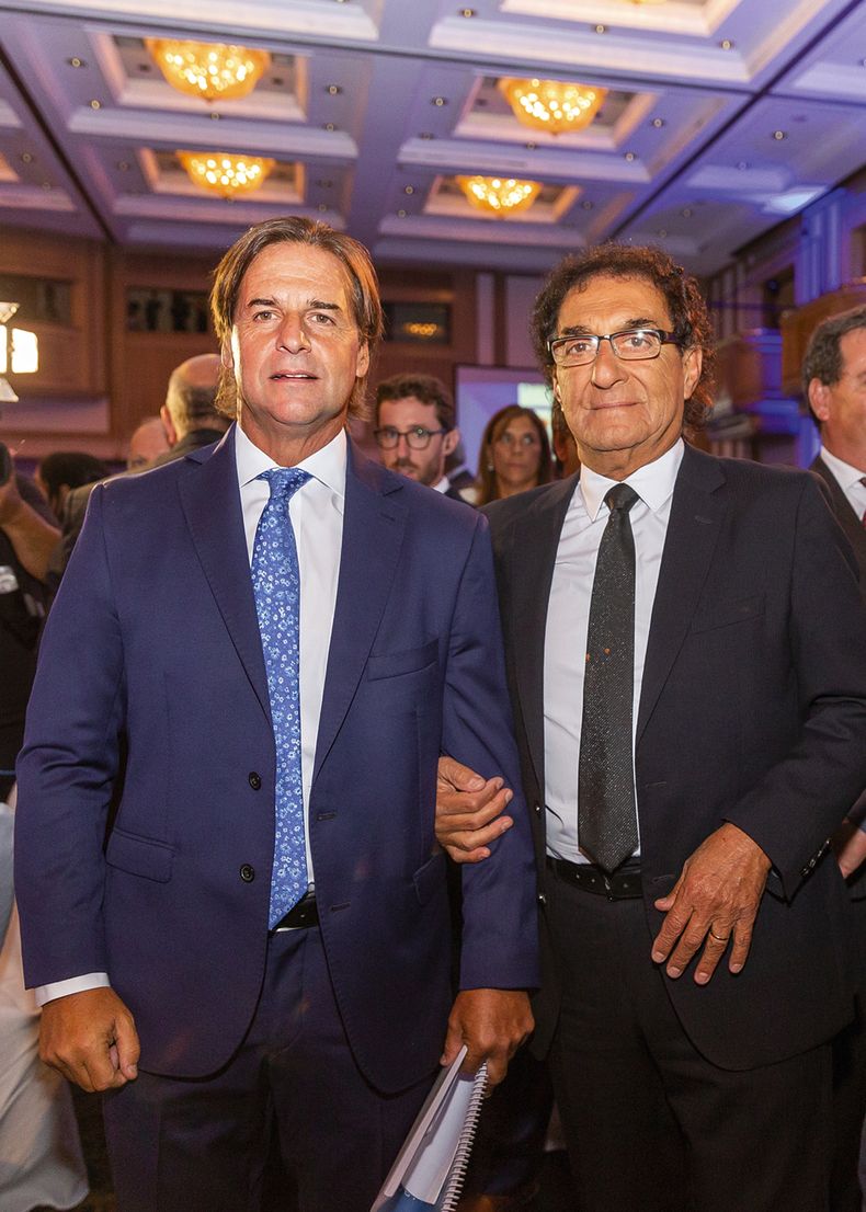 Lacalle Pou hizo un balance de su gestión durante un almuerzo de ...